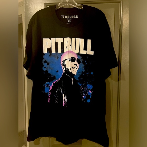 Tops | New Pitbull Party After Dark Tour Shirt With Baseball Cap And ...